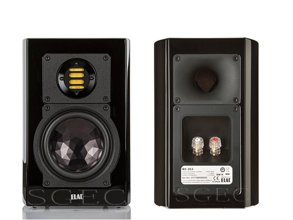 視紀音響 ELAC 德國 BS 263 書架喇叭 鋼烤黑 JET 5高音單體 公司貨 – 視紀音響