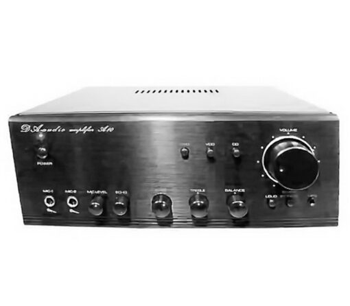 視紀音響 DA AUDIO 卡拉OK擴大機 A-10 立體擴大機 HI-FI 黑色 120W 公司貨 – 視紀音響