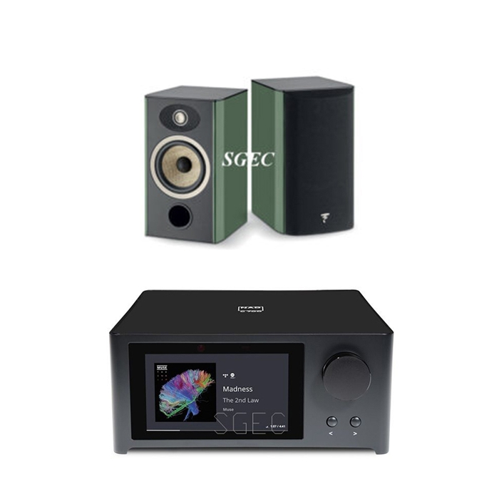 視紀音響 NAD C700 串流擴大機 含BluOS串流 + FOCAL 法國 Aria Evo X N°1 書架喇叭 商業空間音響 – 視紀音響