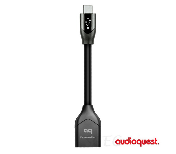 視紀音響 AudioQuest 美國 DragonTail for Android OTG 轉接頭 15公分 公司貨 – 視紀音響