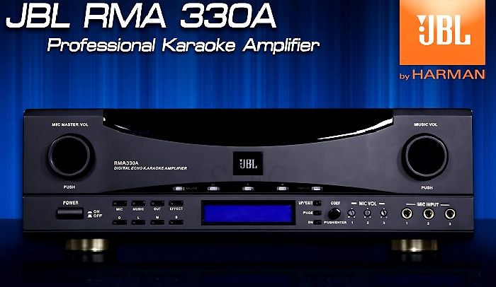 視紀音響 JBL 美國 RMA330 專業級卡拉OK擴大機 公司貨 – 視紀音響